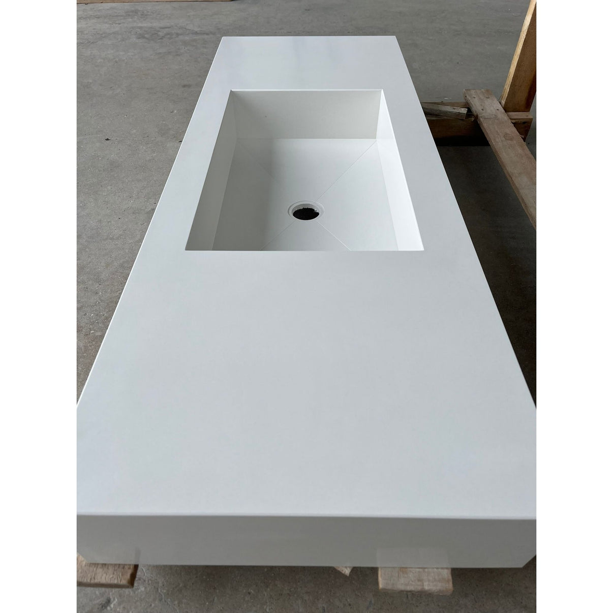 CUSTOM PURE WHITE QUARTZ SINK | Custom Bathroom Sink, Custom Kitchen ...