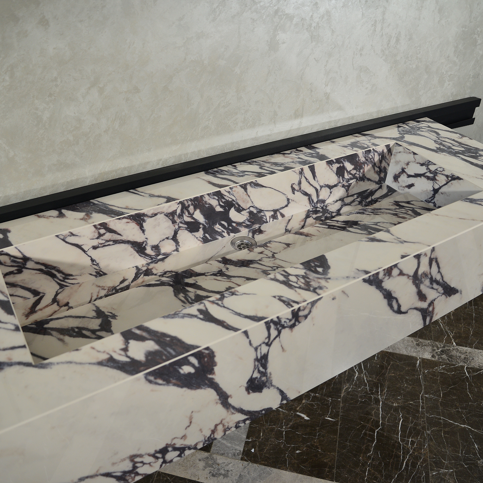 Handcrafted Infinity - Calacatta Viola Engineered Porcelain Sink ...