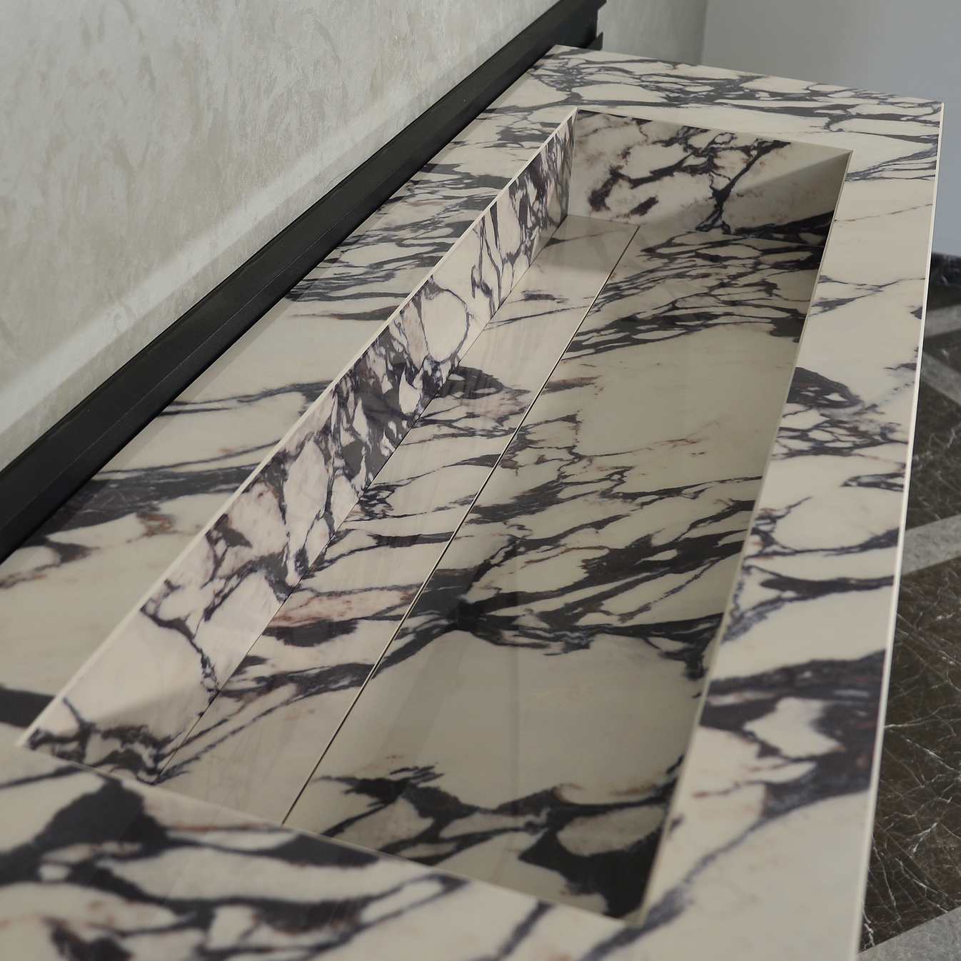 Handcrafted Infinity - Calacatta Viola Engineered Porcelain Sink ...